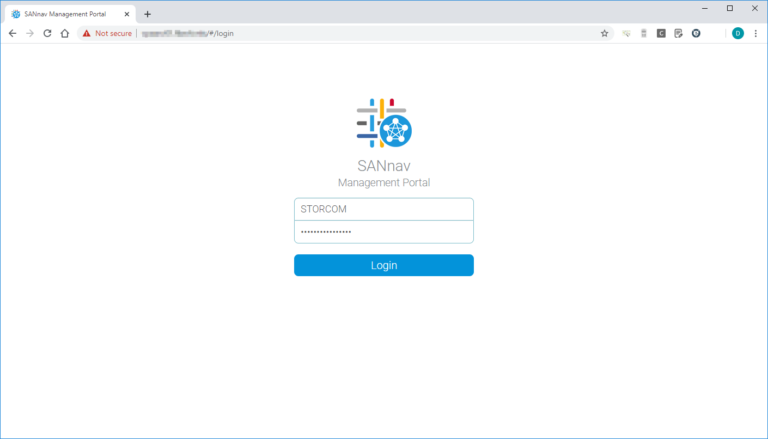 Installing SANnav Management Portal 2.0 - STORCOM Belgium