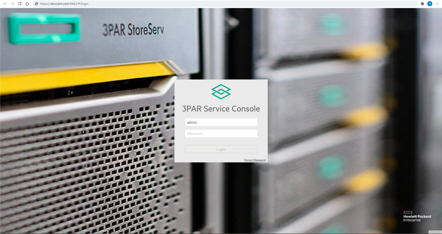 Installing SSL certificates on 3PAR Service Processor 5.x - STORCOM Belgium